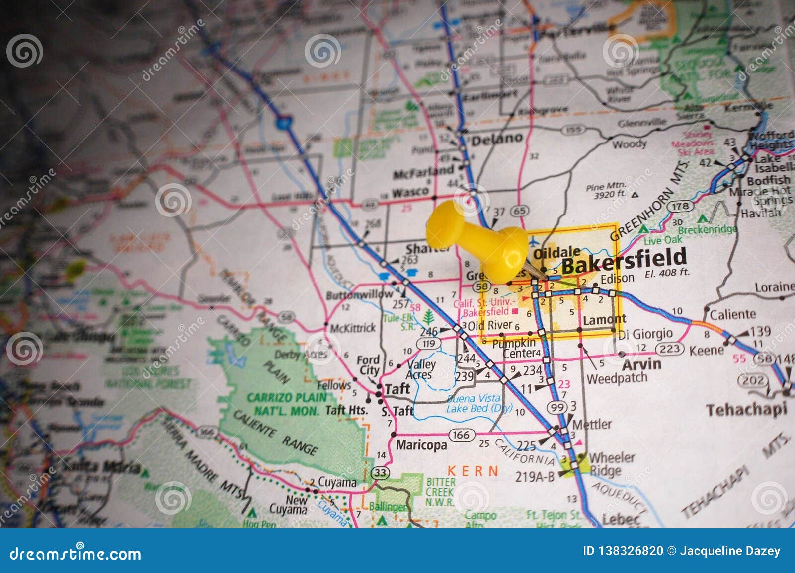 Bakersfield, California stock photo. Image of state - 138326820