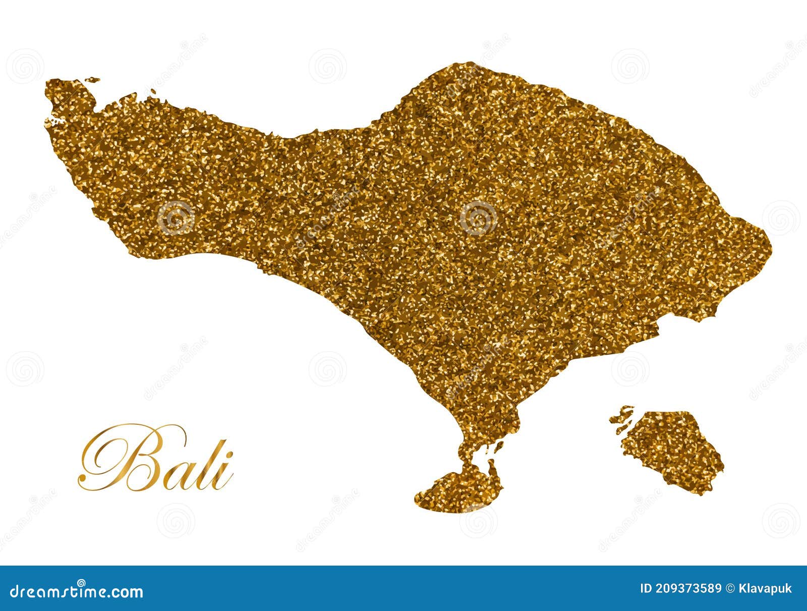 Bali Map Island Cartoon Vector | CartoonDealer.com #107146709