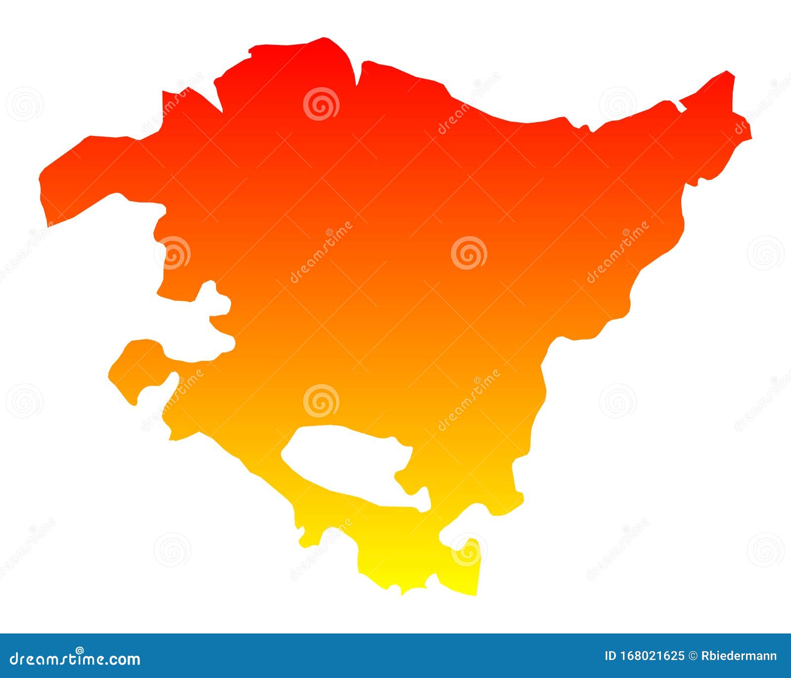 Map of Basque Country stock vector. Illustration of background - 168021625