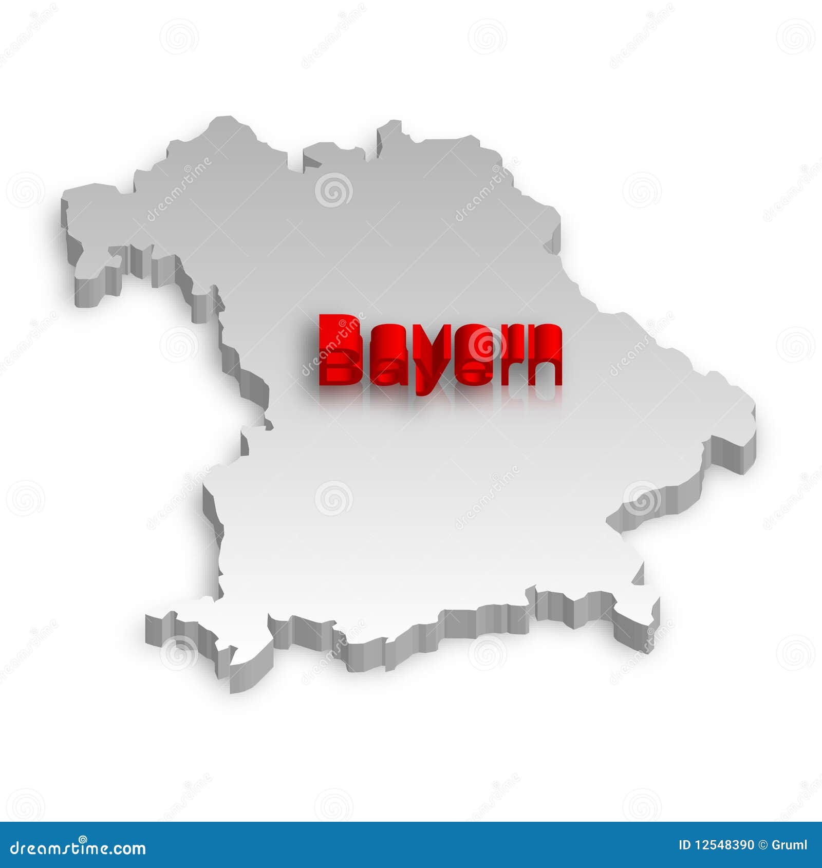 Map_Bavaria stock vector. Illustration of european, address - 12548390