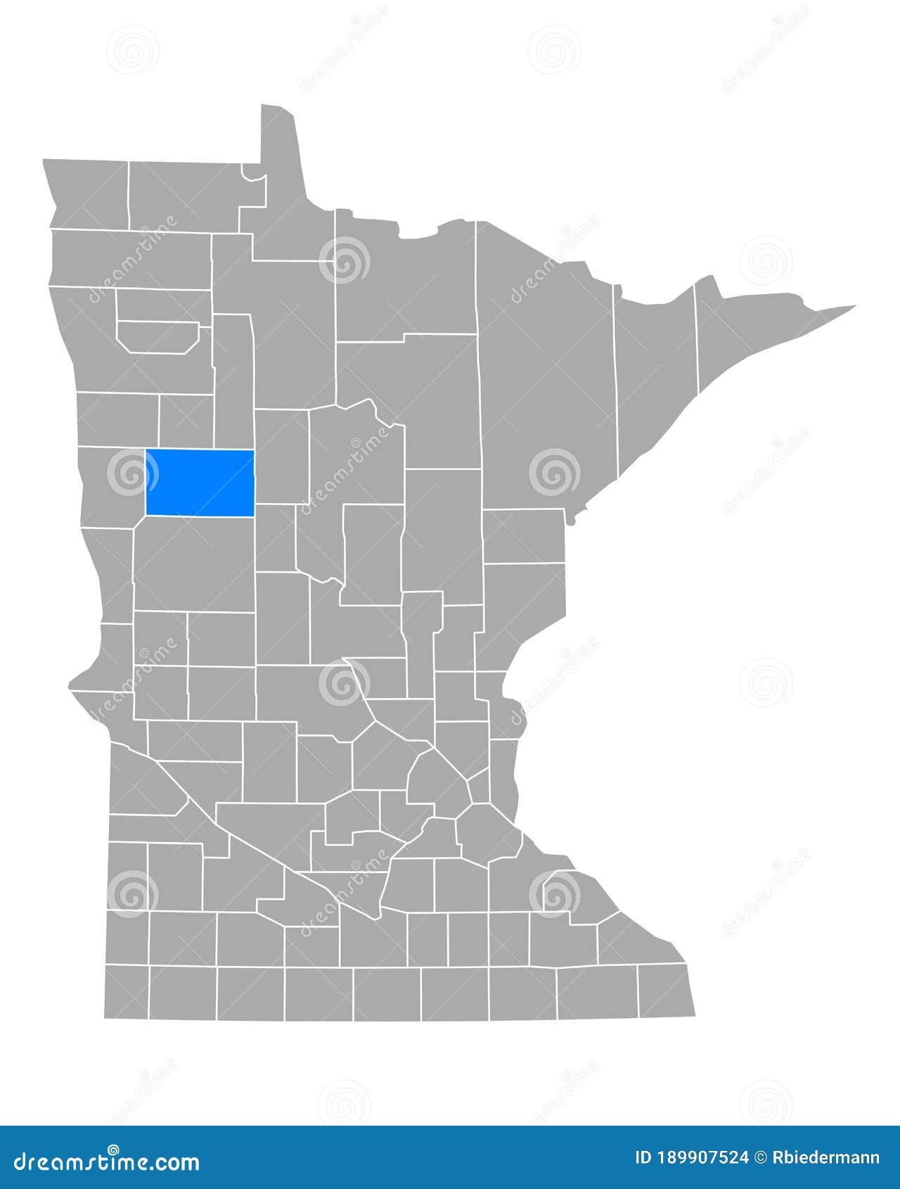 Map of Becker in Minnesota stock vector. Illustration of line - 189907524