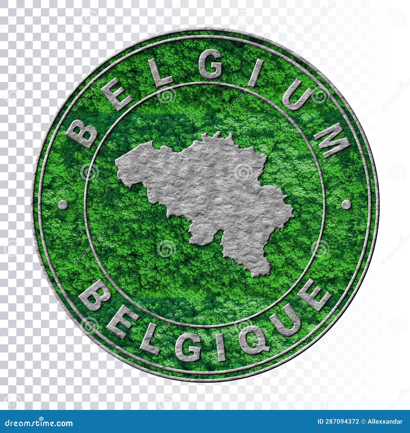 Map of Belgium, Environment Concept, Co2 Emission Concept Stock ...