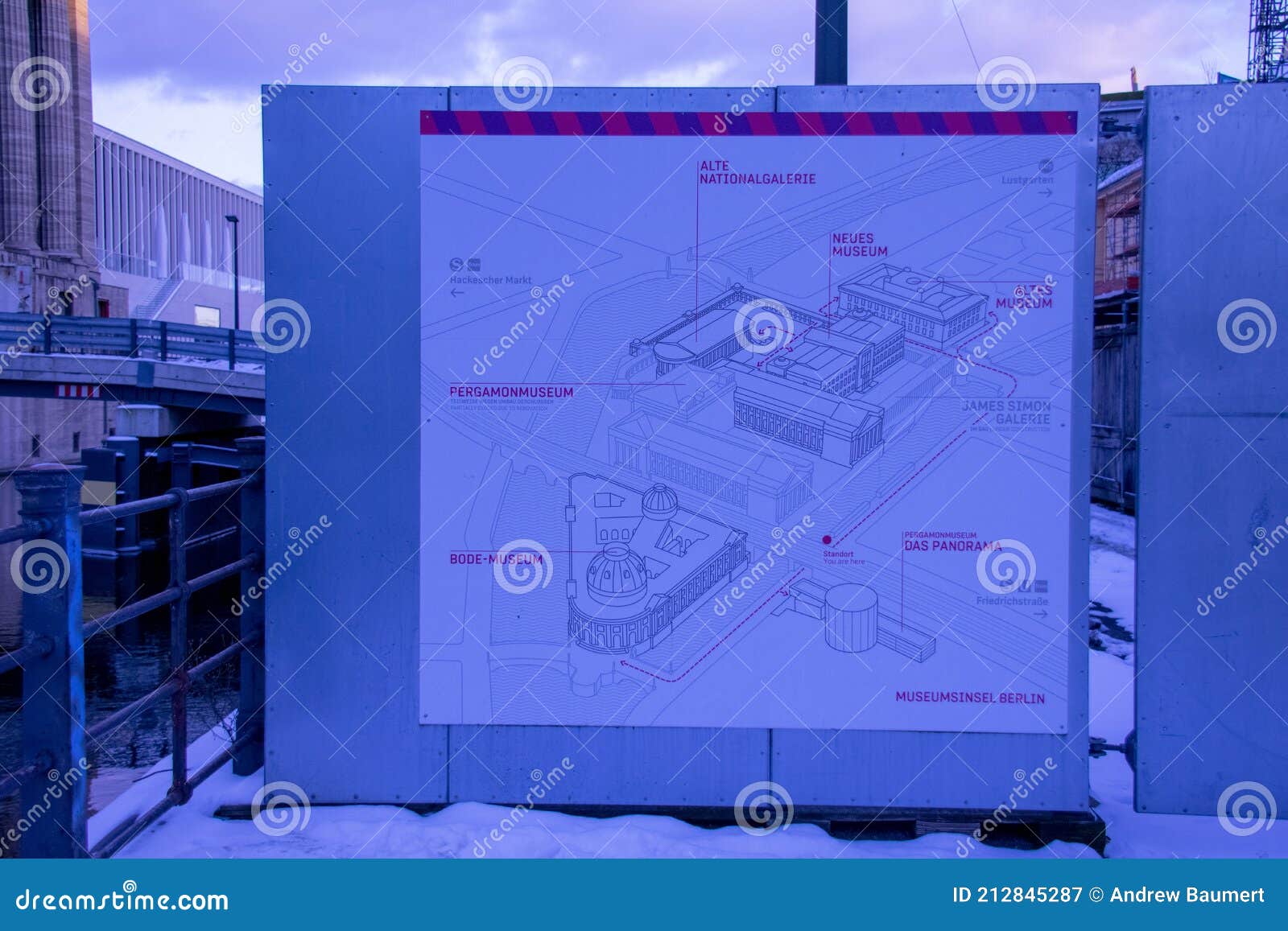 Map of Bode Museum in Museum Island Mitte Berlin Germany Editorial ...