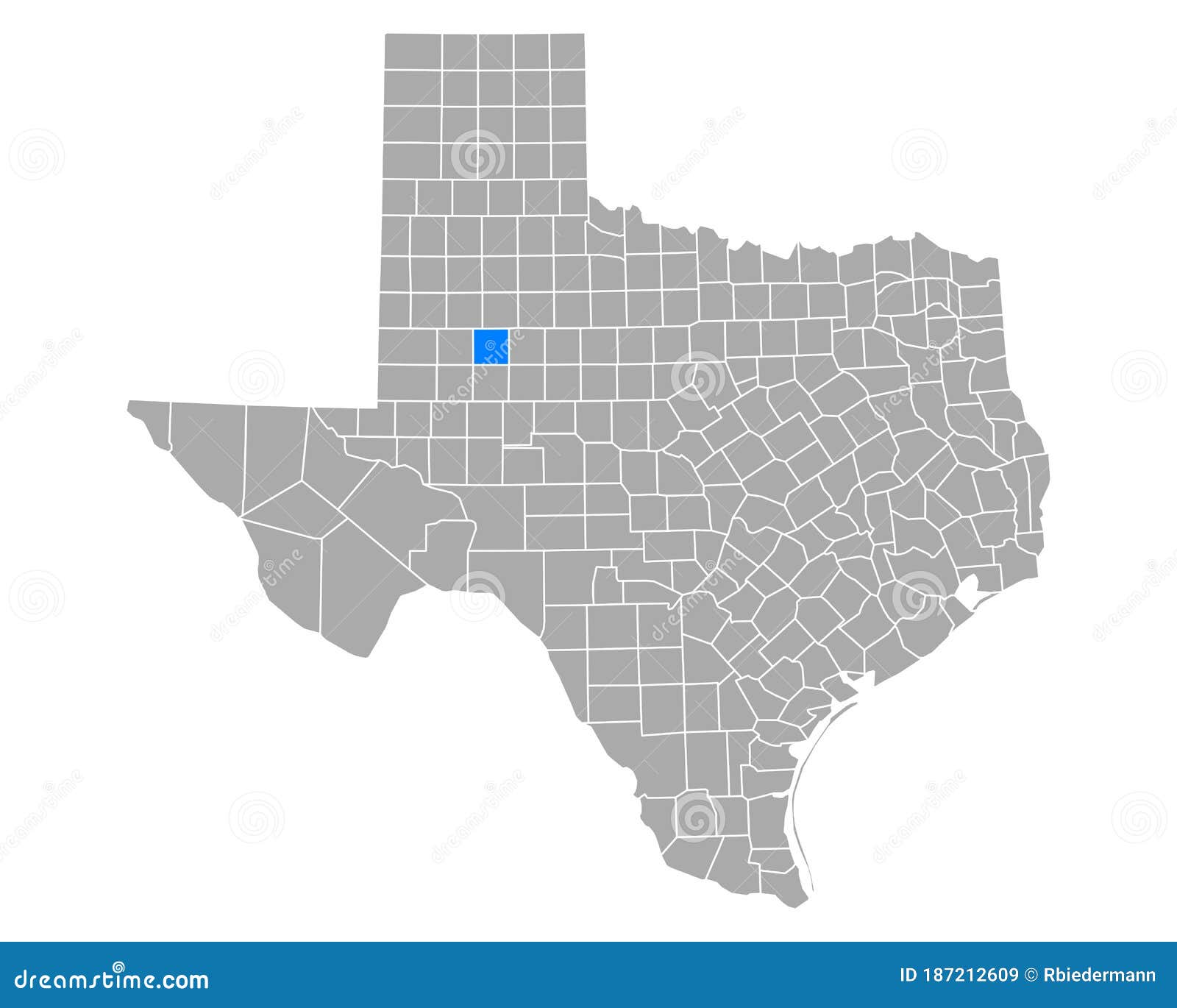 Map of Borden in Texas stock vector. Illustration of geography - 187212609