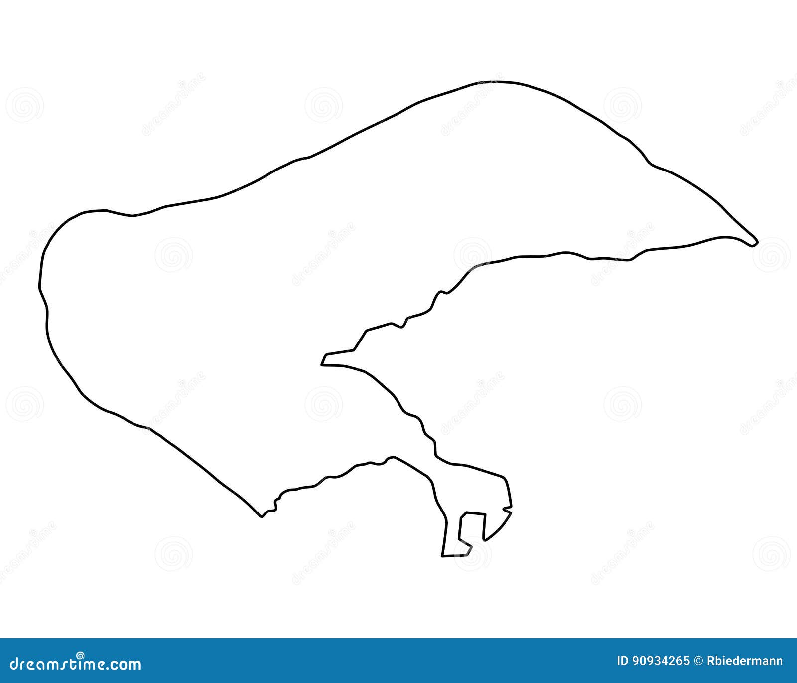 Borkum Germany Map Silhouette Royalty-Free Stock Image | CartoonDealer ...