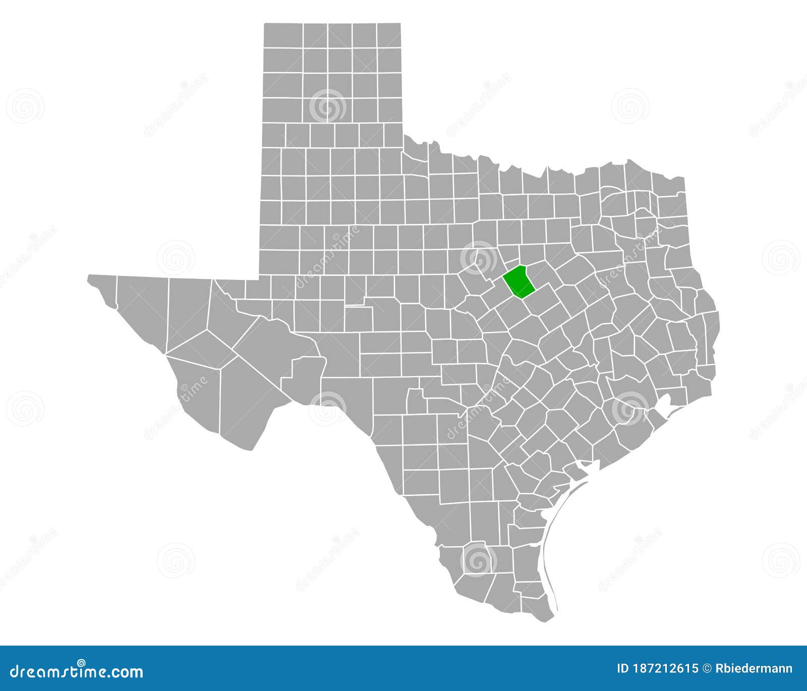 Map of Bosque in Texas stock vector. Illustration of grey - 187212615