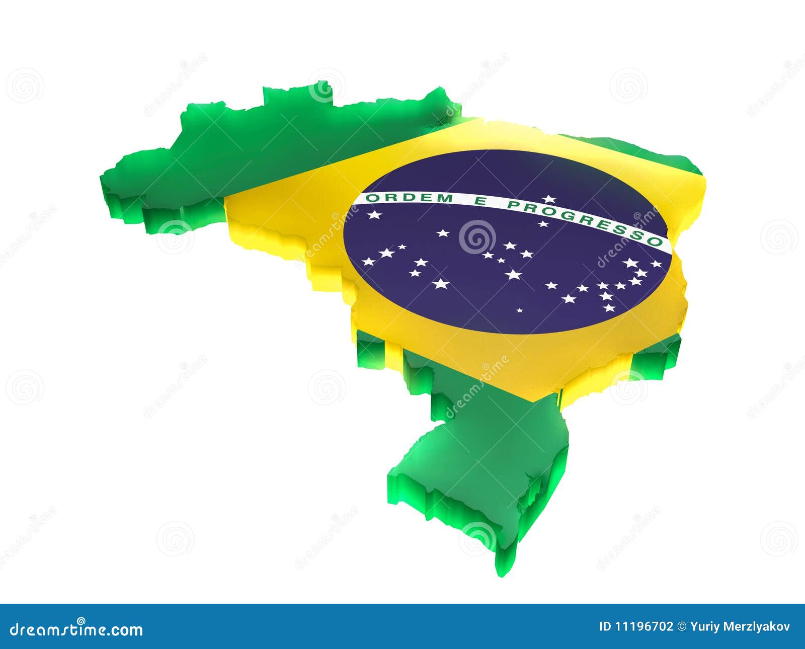 Map The Brazil Stock Photo | CartoonDealer.com #11196702