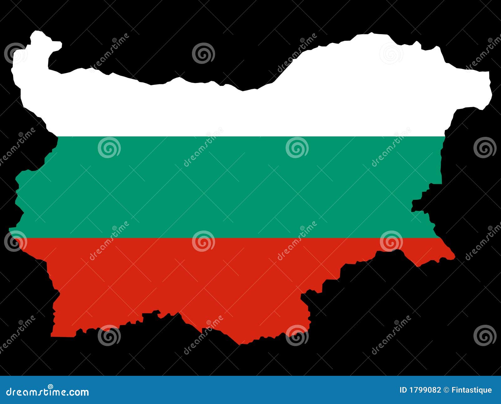 Map of Bulgaria and Bulgarian Flag Stock Vector - Illustration of flag ...