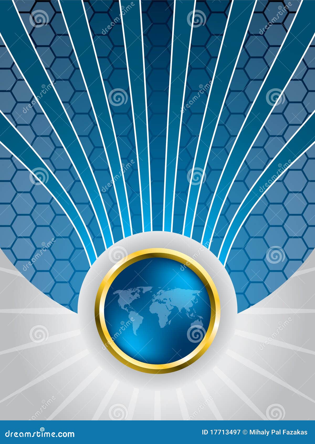 Hexa Cover Art. Elegant Three Dimensions Background Vector Illustration ...