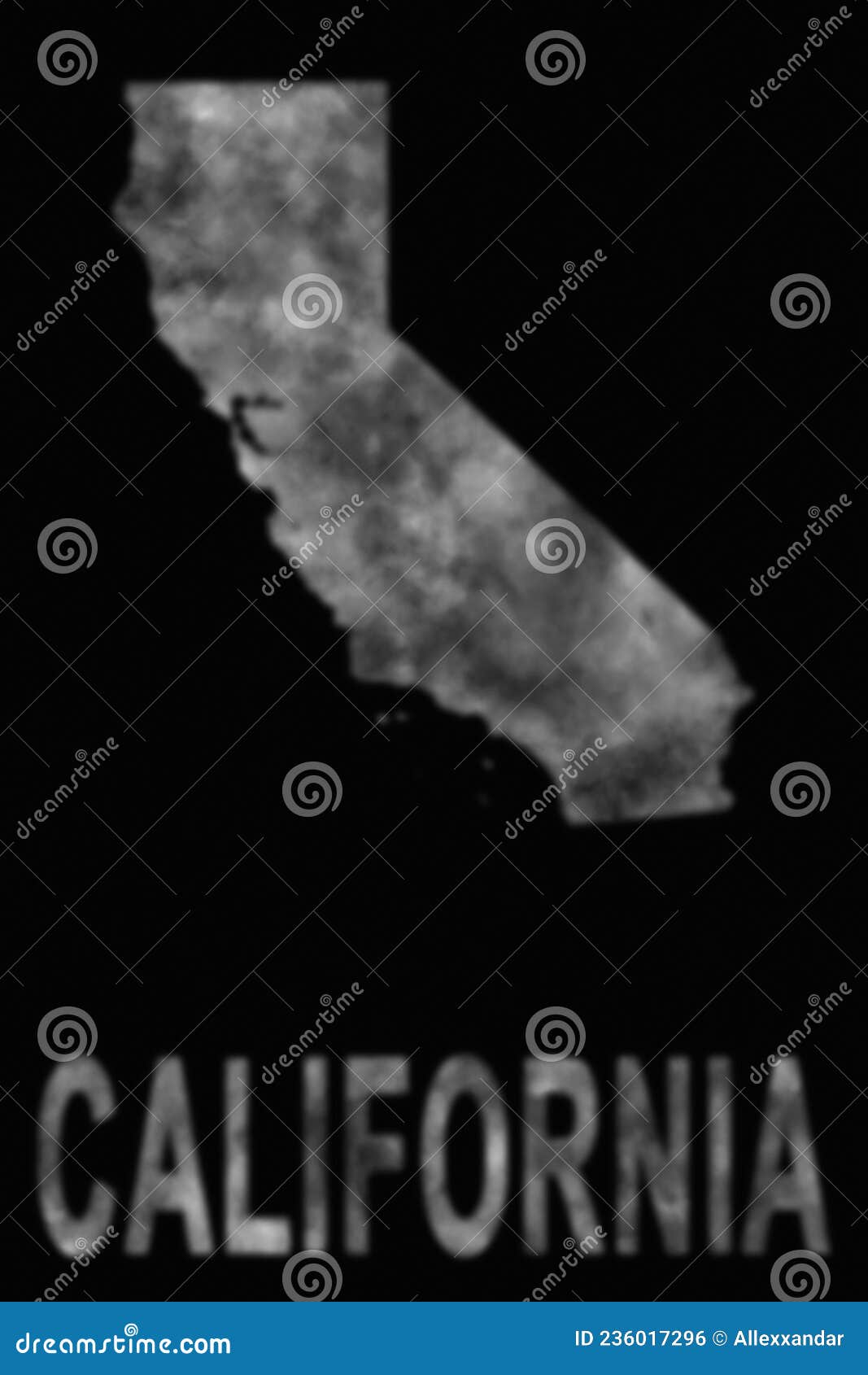 Map of California Made of Smoke, Air Pollution Stock Photo - Image of ...