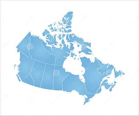 Map of Canada stock illustration. Illustration of earth - 114364507