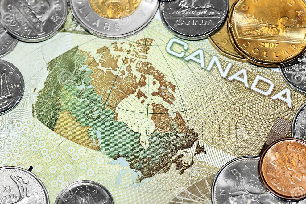 Map of Canada on Money Bill Editorial Photo - Image of coin, money ...