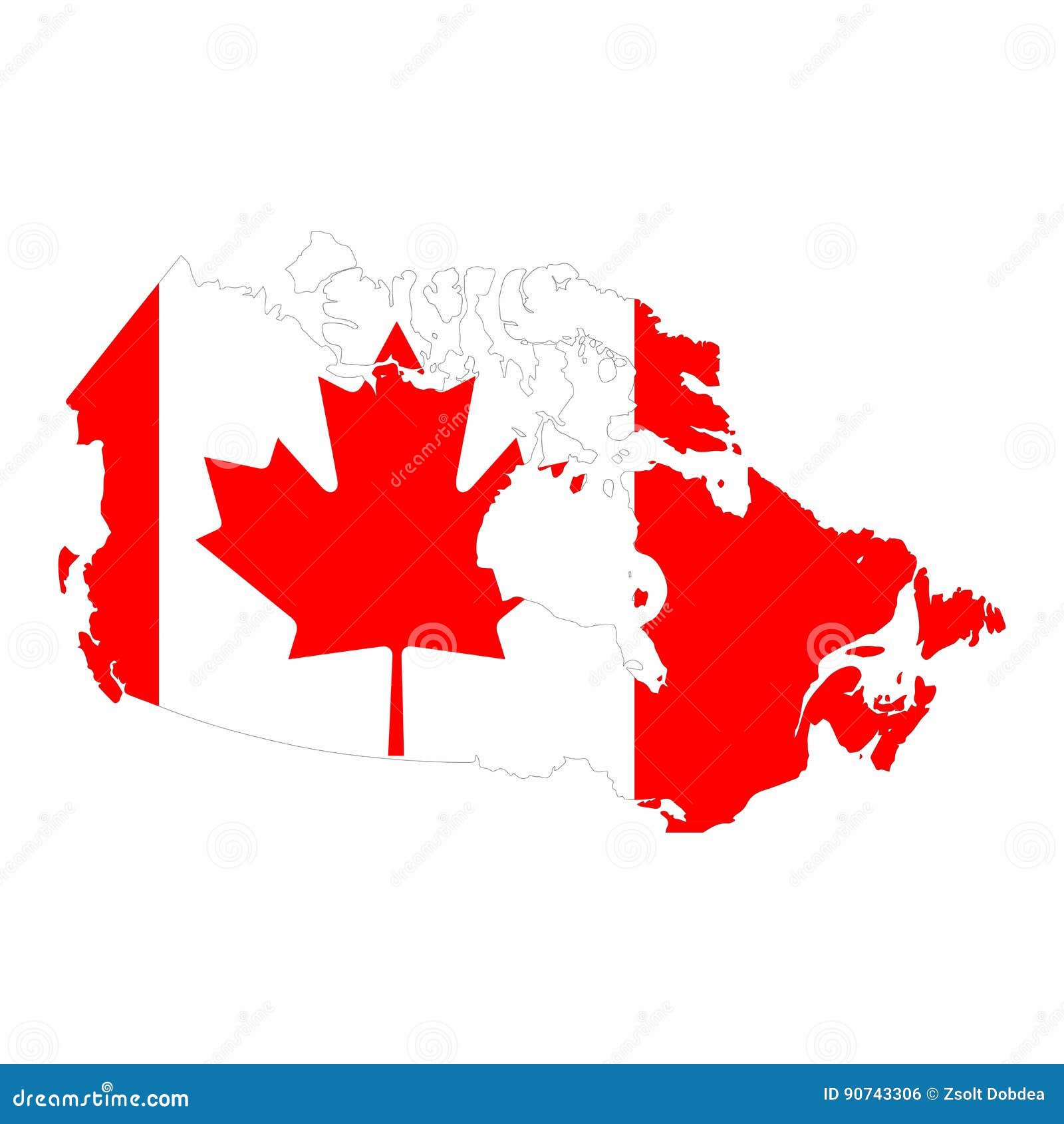 Map of Canada Vector Design Stock Vector - Illustration of freedom ...