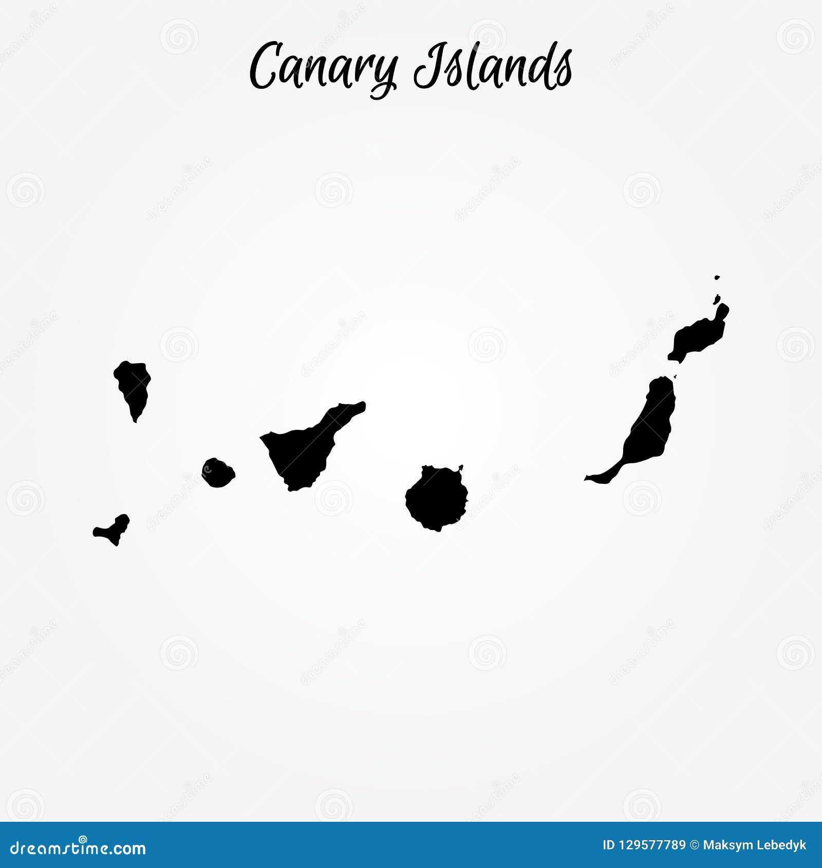 Map of the Canary Islands. Vector Illustration. World Map Stock ...