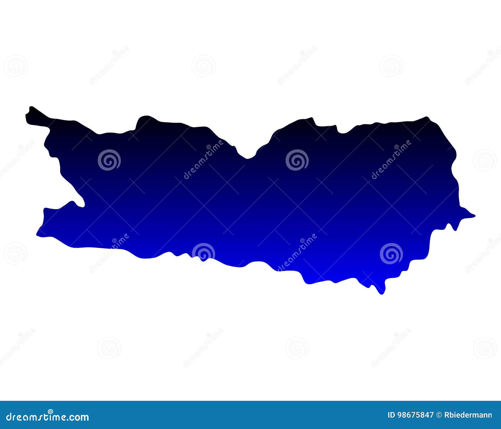 Map of Carinthia stock vector. Illustration of travel - 98675847