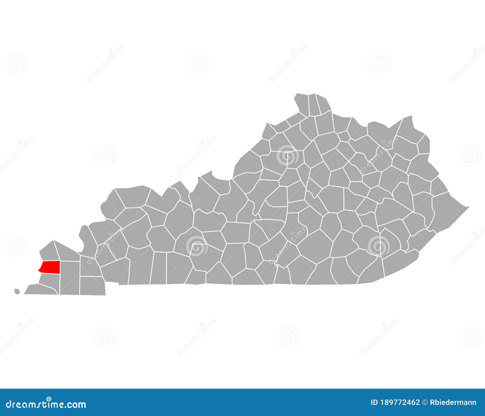 Map of Carlisle in Kentucky Stock Vector - Illustration of isolated ...