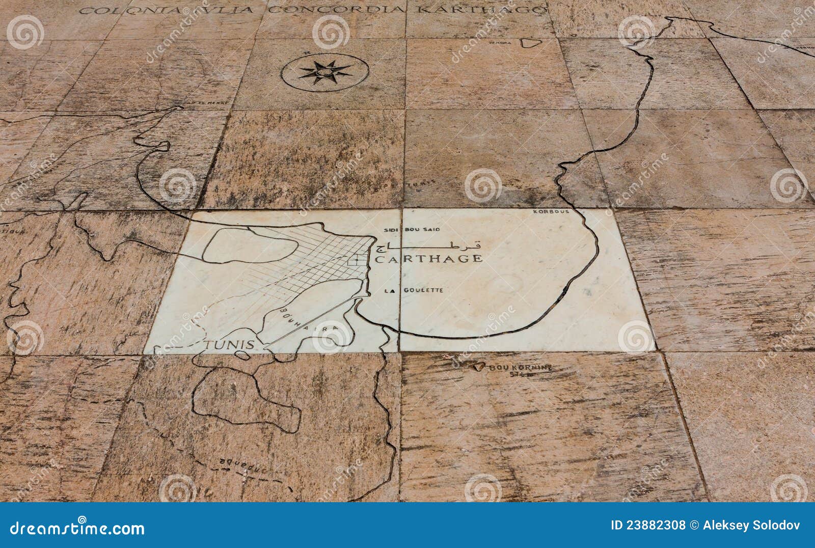Map of Carthage stock photo. Image of africa, carthage - 23882308