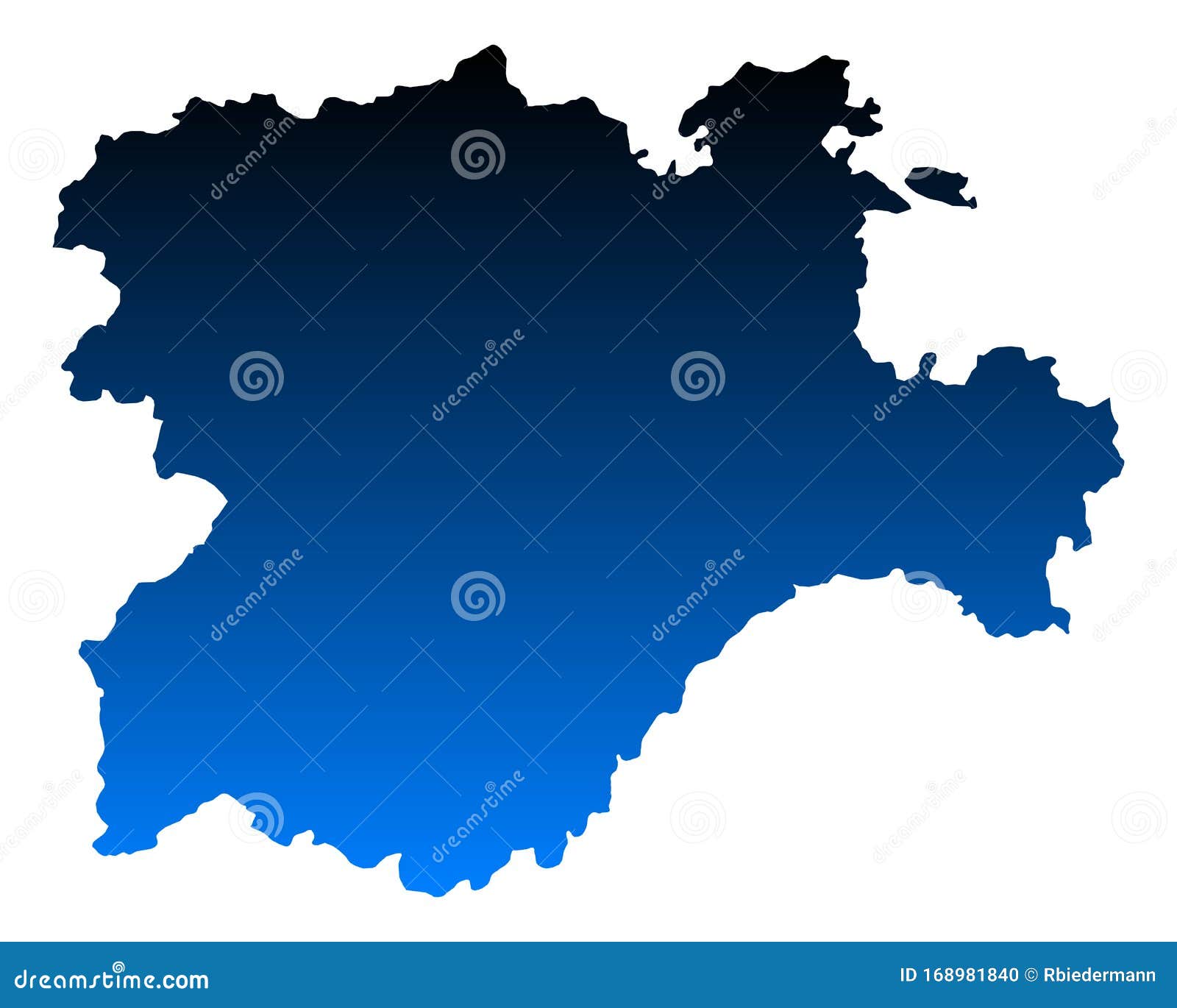 Map of Castile and Leon stock vector. Illustration of isolated - 168981840
