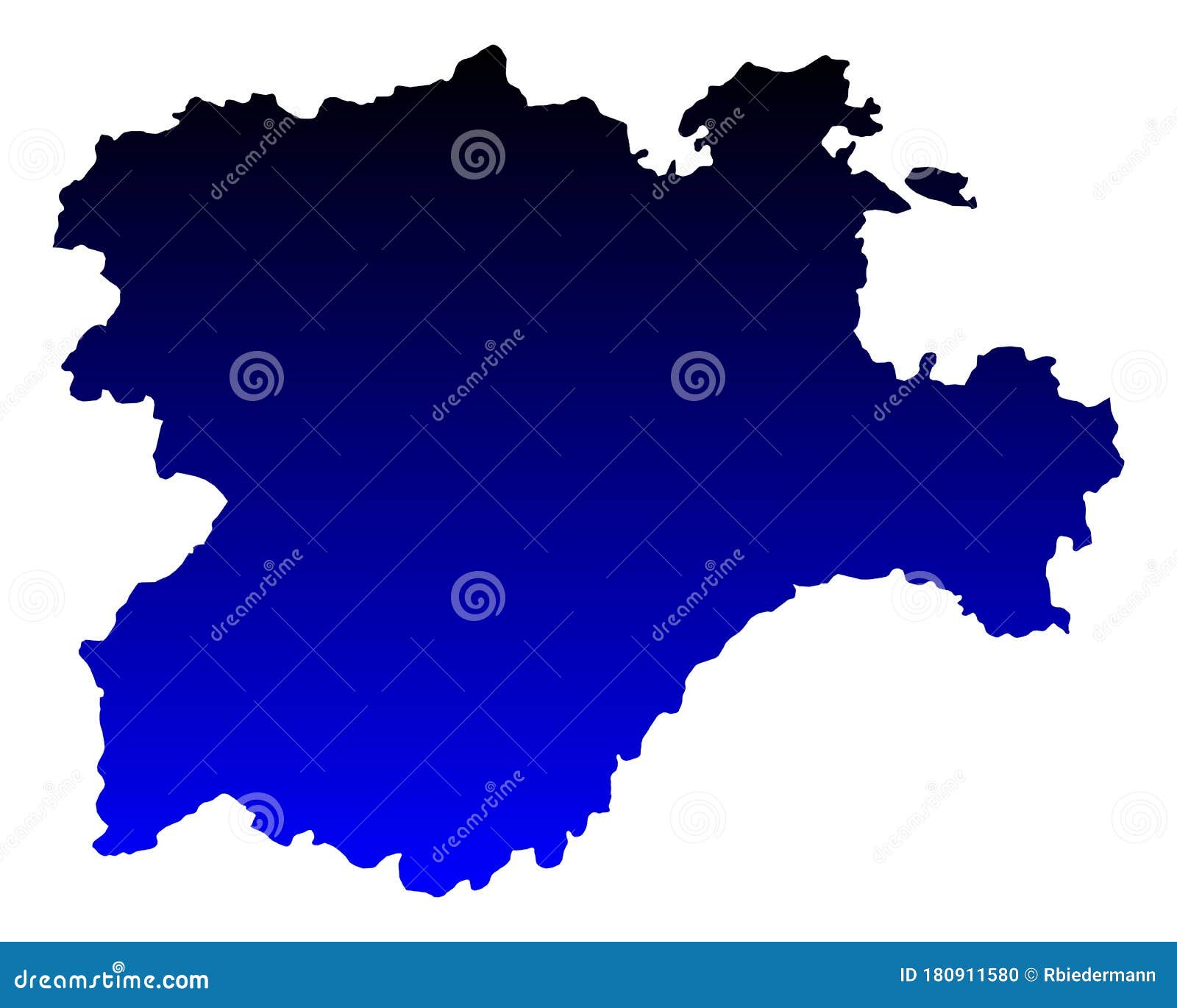 Map of Castile and Leon stock vector. Illustration of spain - 180911580