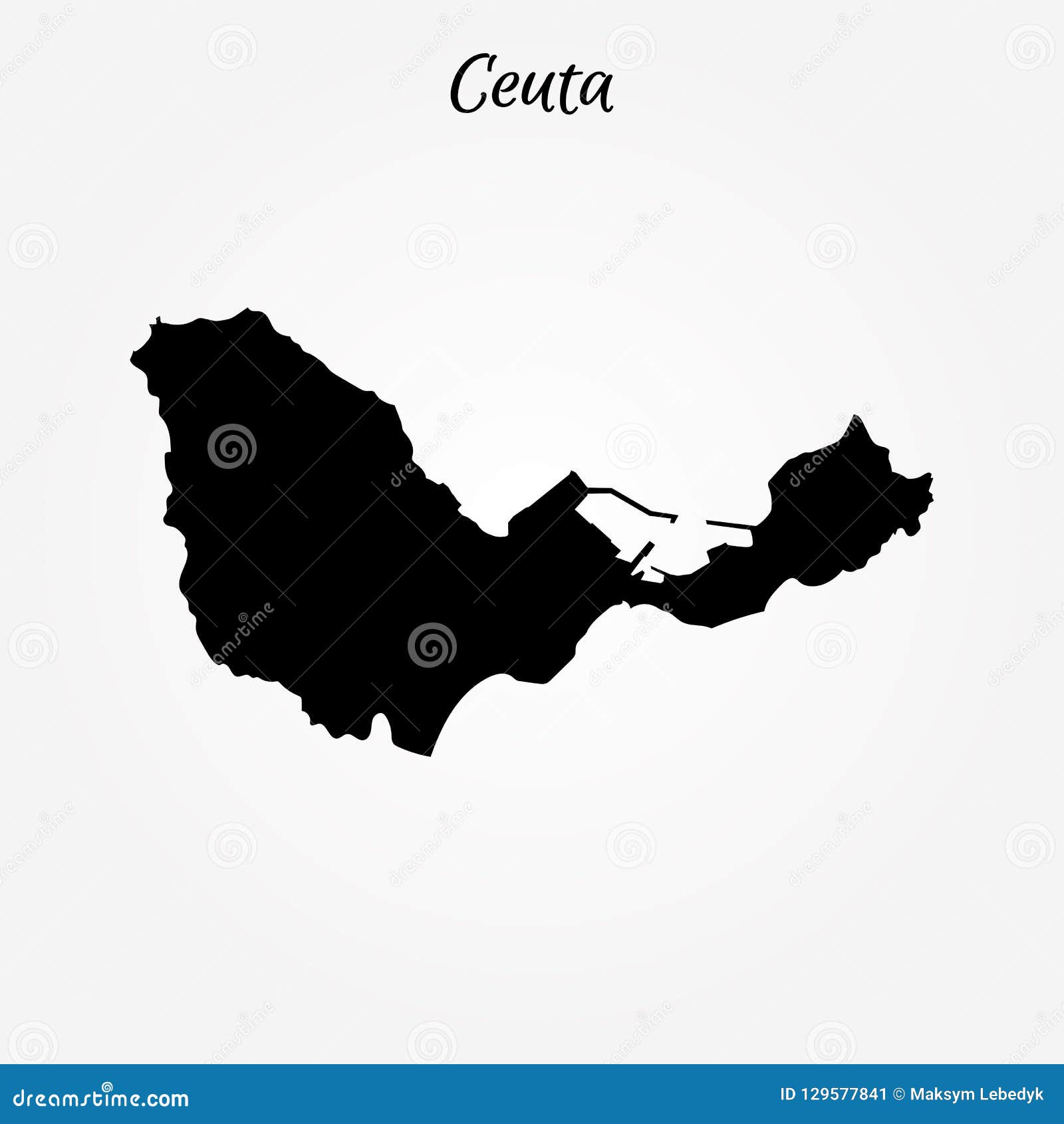 Map of Ceuta. Vector Illustration. World Map Stock Illustration ...