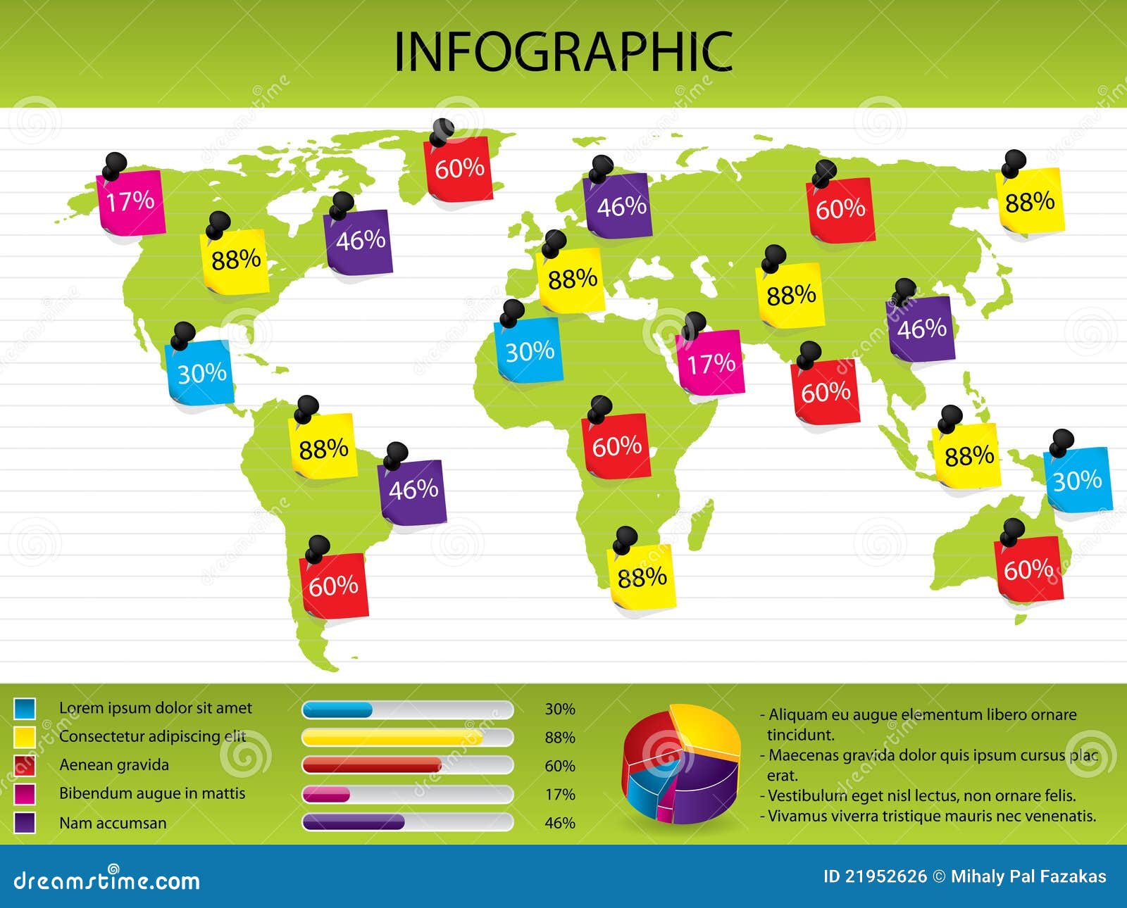 Map and chart infographic stock vector. Illustration of chart - 21952626