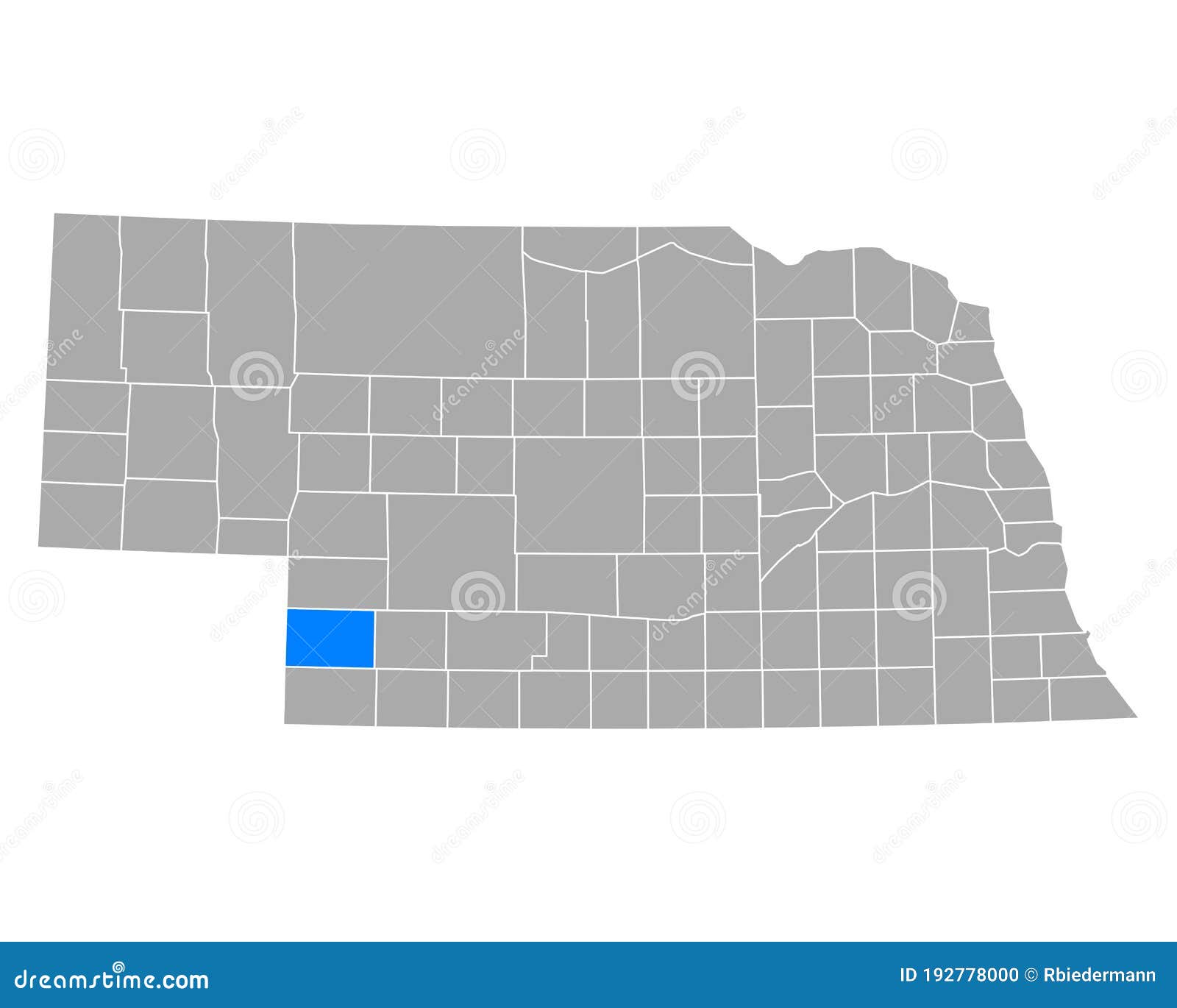 Map of Chase in Nebraska stock vector. Illustration of locator - 192778000
