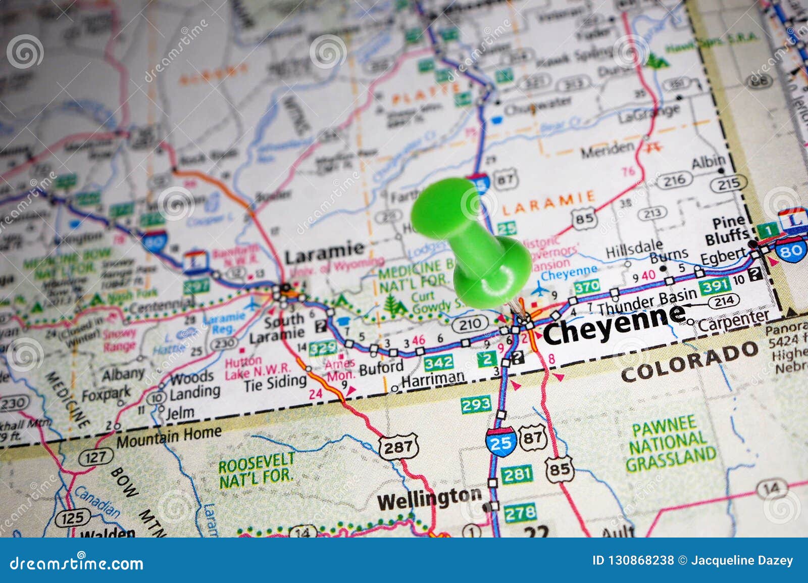 Cheyenne, Wyoming stock photo. Image of discover, highway - 130868238