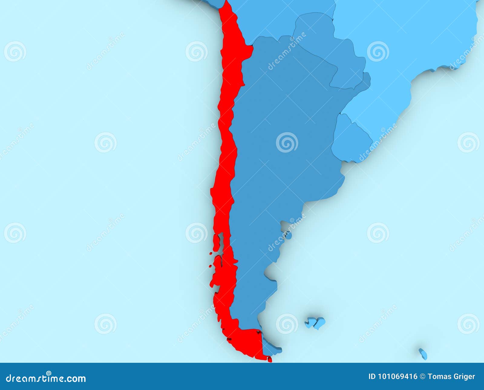 Map of Chile stock illustration. Illustration of symbol - 101069416