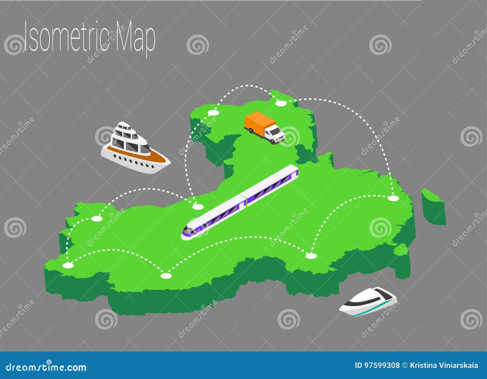 Map China Isometric Concept. Stock Vector - Illustration of navigation ...