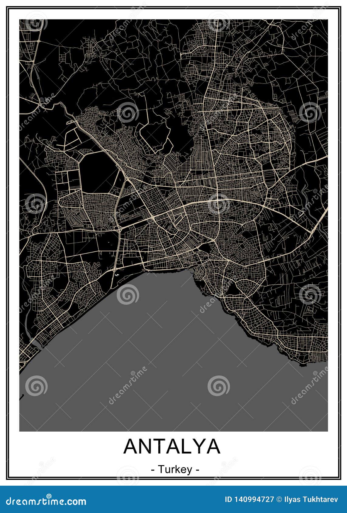 City Of Antalya Logo Text Turkey Mediterranean Summer Travel .Logo ...