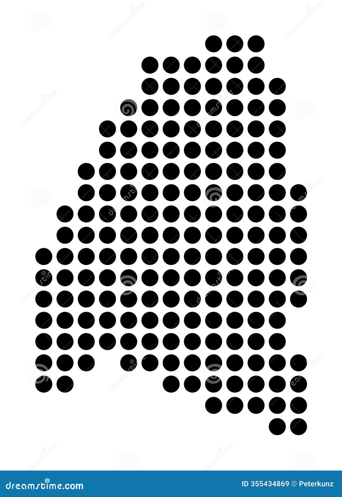 Map of the City Creteil (France) Stock Illustration - Illustration of ...