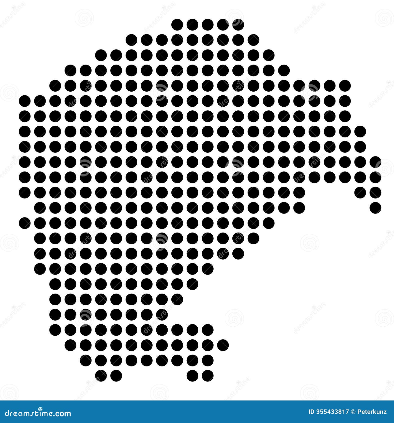 Map of the City Elche_Elx (Spain) Stock Illustration - Illustration of ...