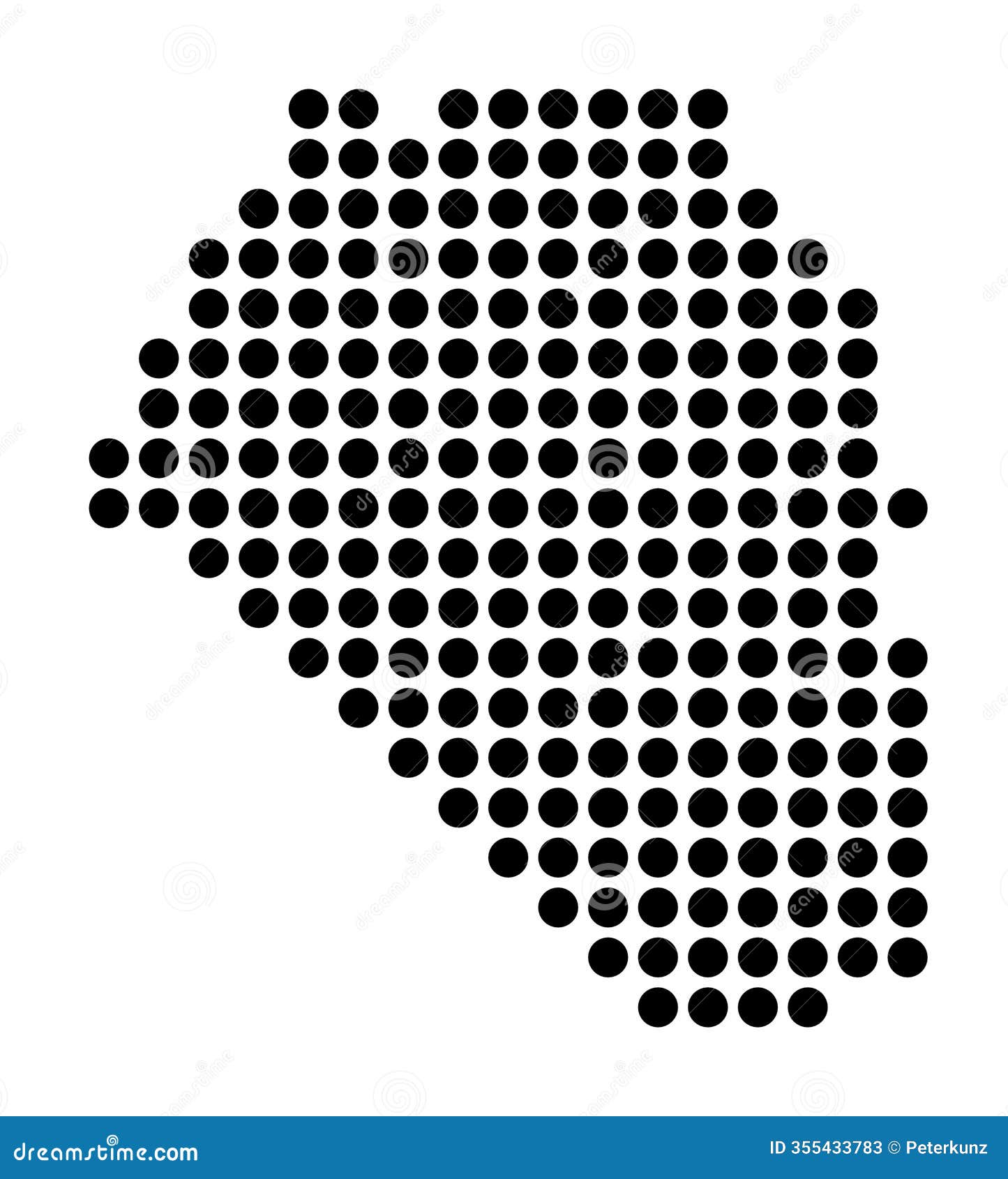 Map of the City Elda (Spain) Stock Illustration - Illustration of white ...