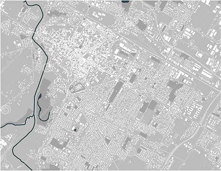 Map of the City of Forli, Italy Stock Vector - Illustration of ...