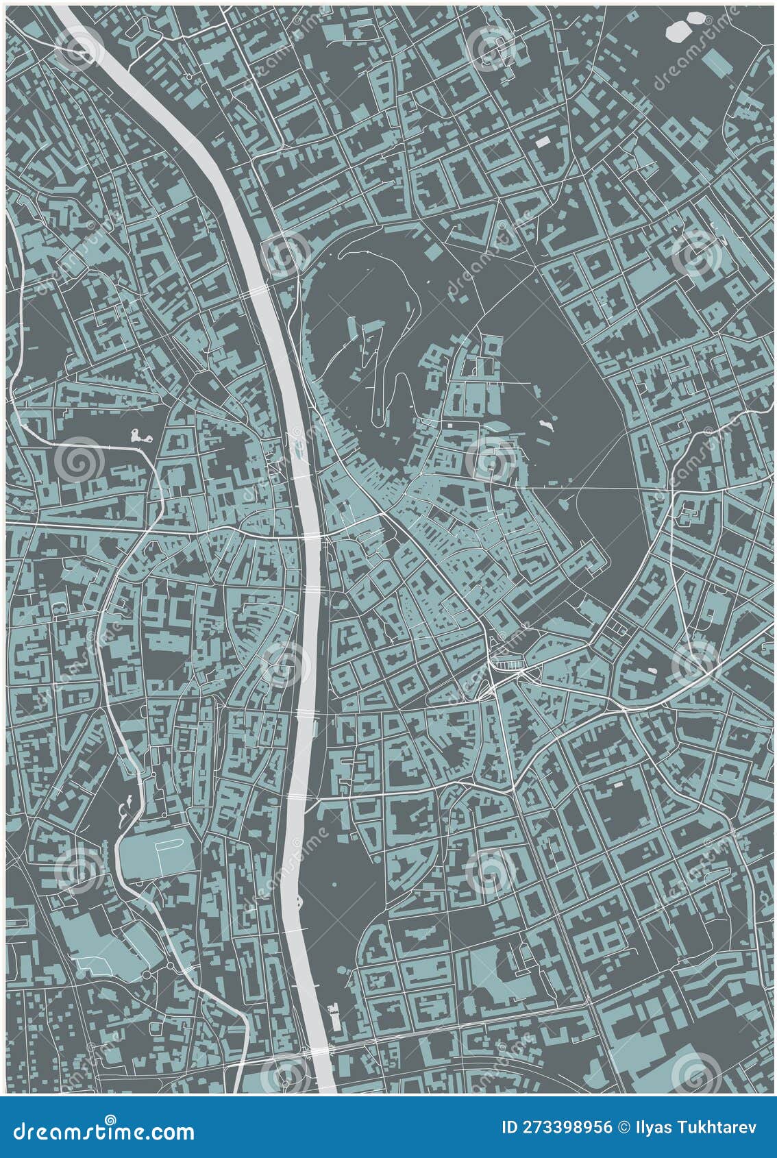 Map of the City of Graz, Austria Stock Vector - Illustration of white ...