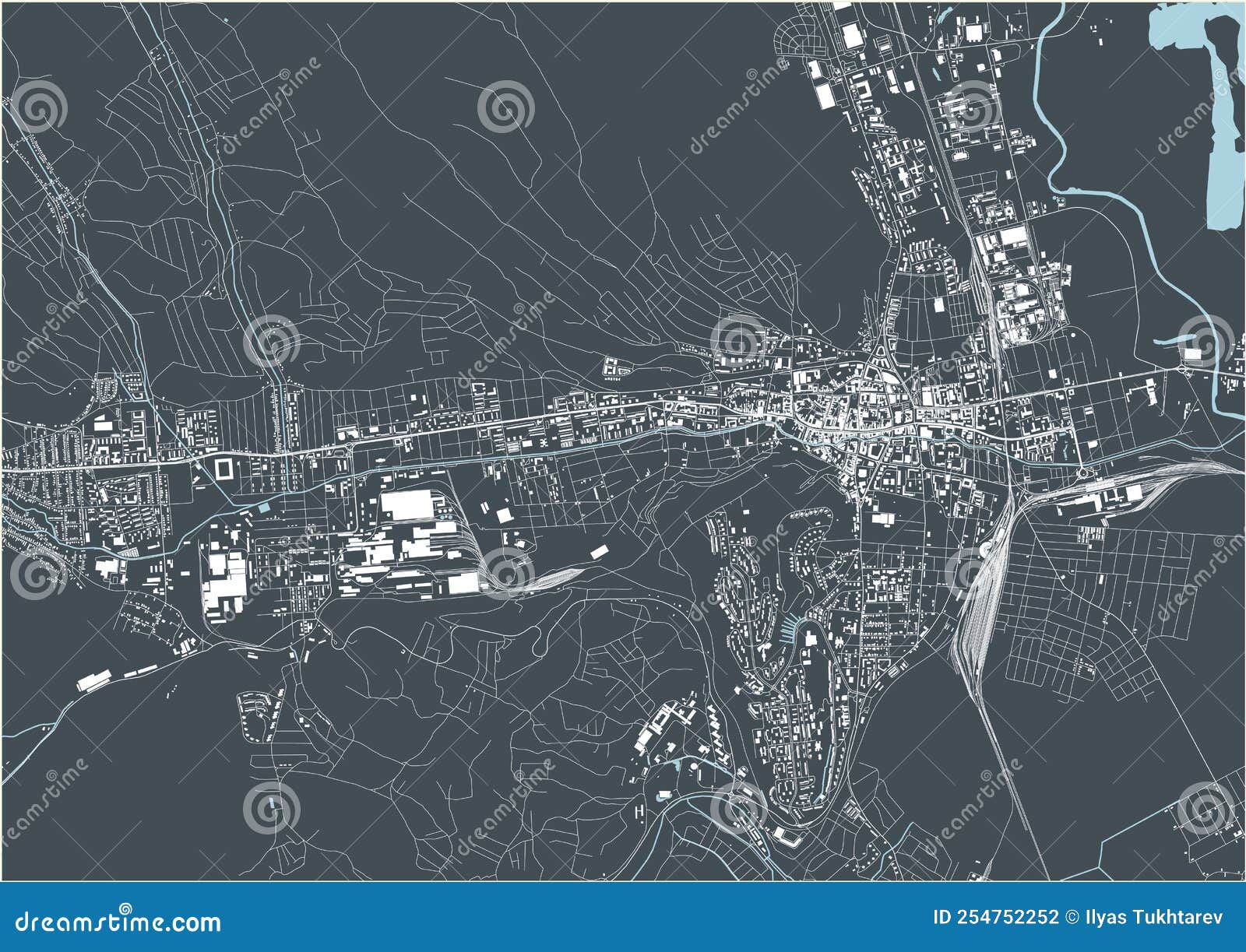 Miskolc City Hungary, Borsod-Abauj-Zemplen County Map Vector ...