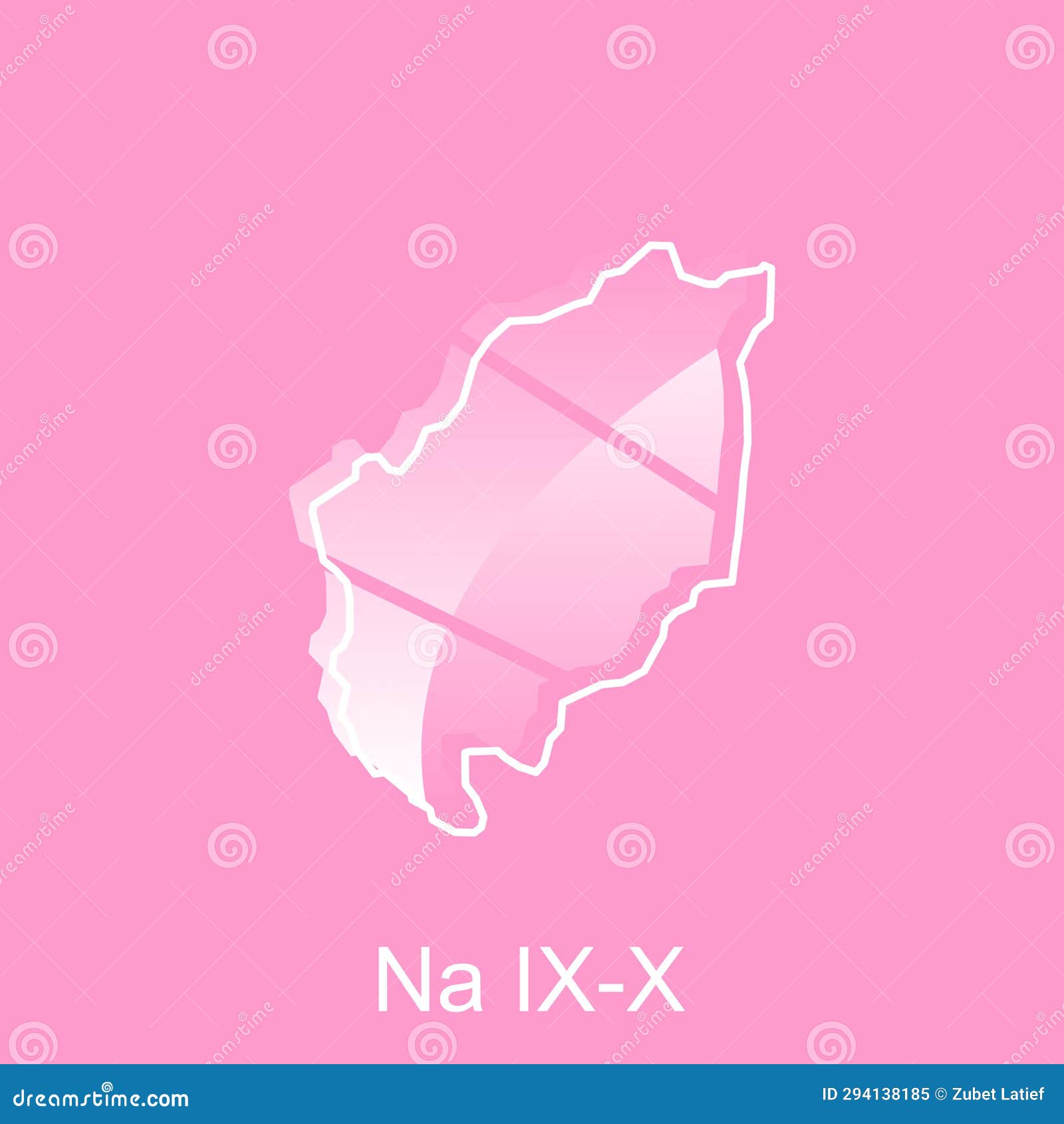 Map City of Na IX X Vector Design. Abstract, Designs Concept, Logo ...