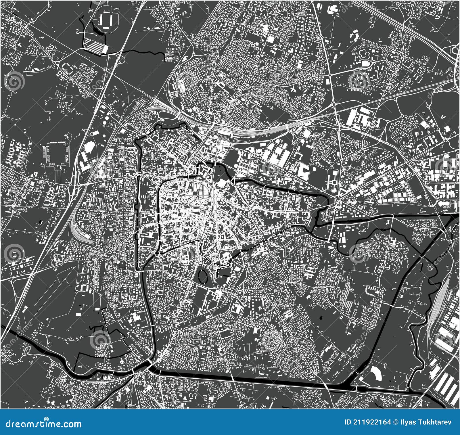 Modern Day Padua Map Old, Antique Map Of Padova By Braun & Hogenberg