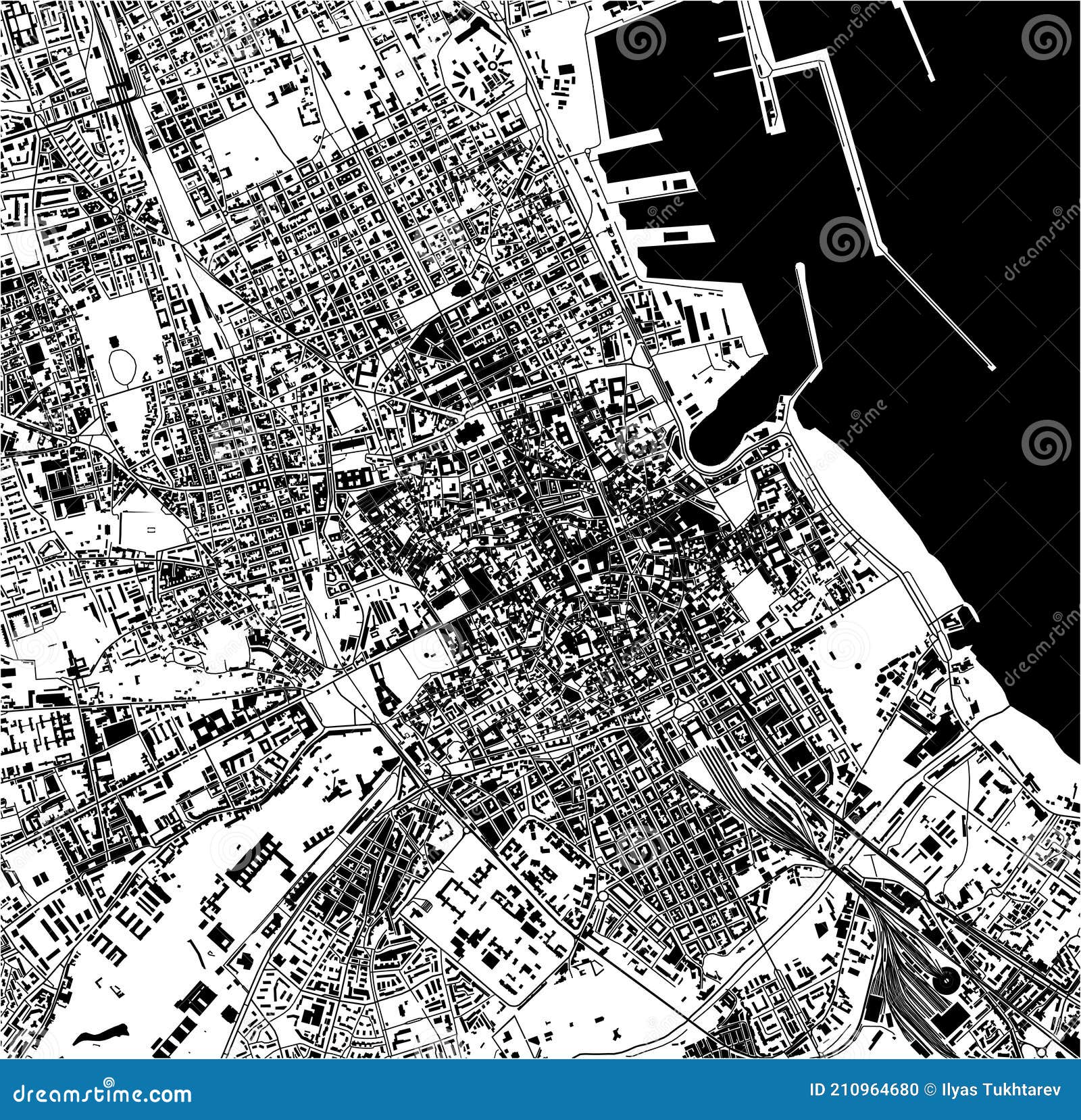 City Map Palermo, Travel Vector Poster Design | CartoonDealer.com ...