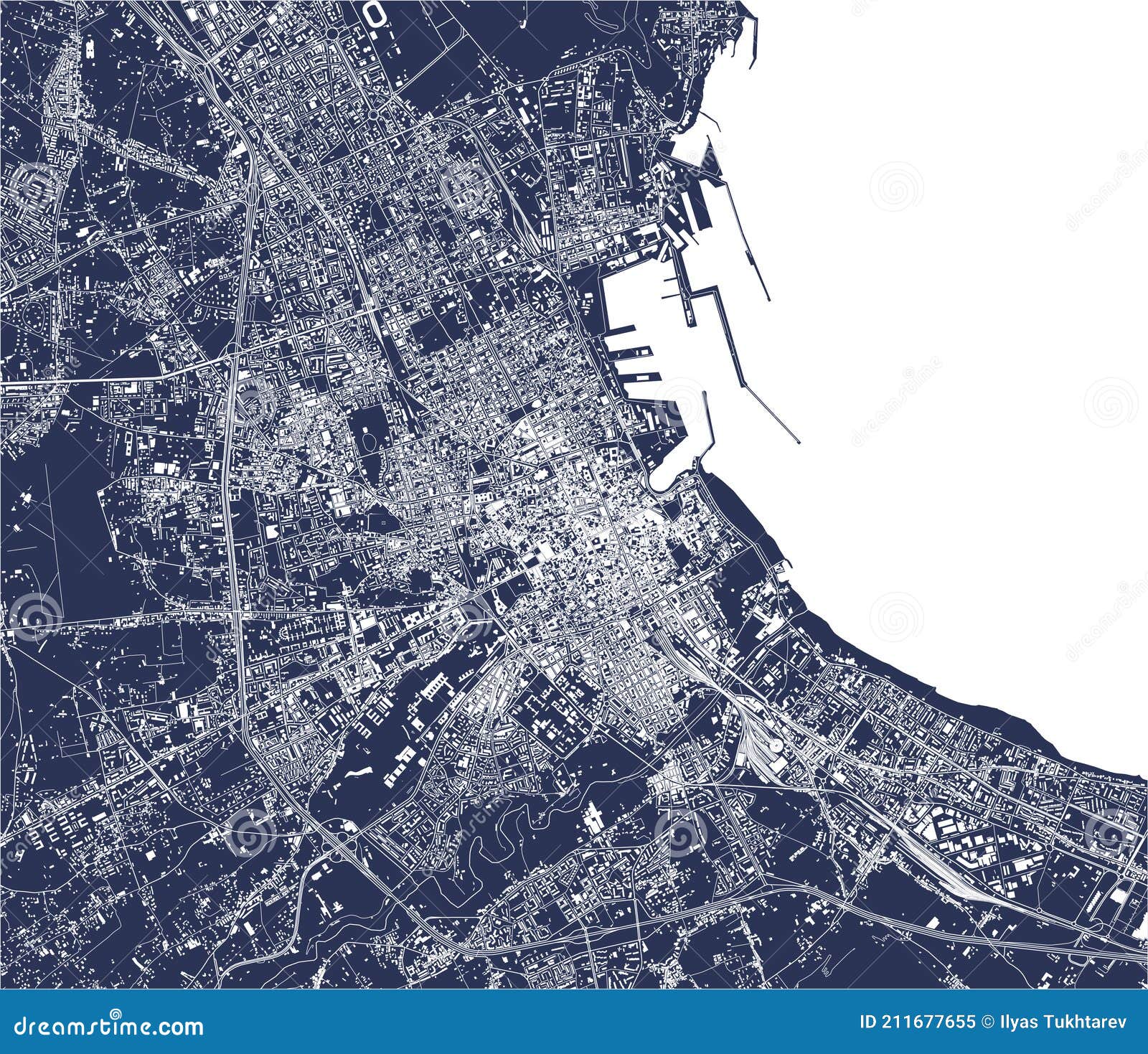 City Map Palermo, Travel Vector Poster Design | CartoonDealer.com ...
