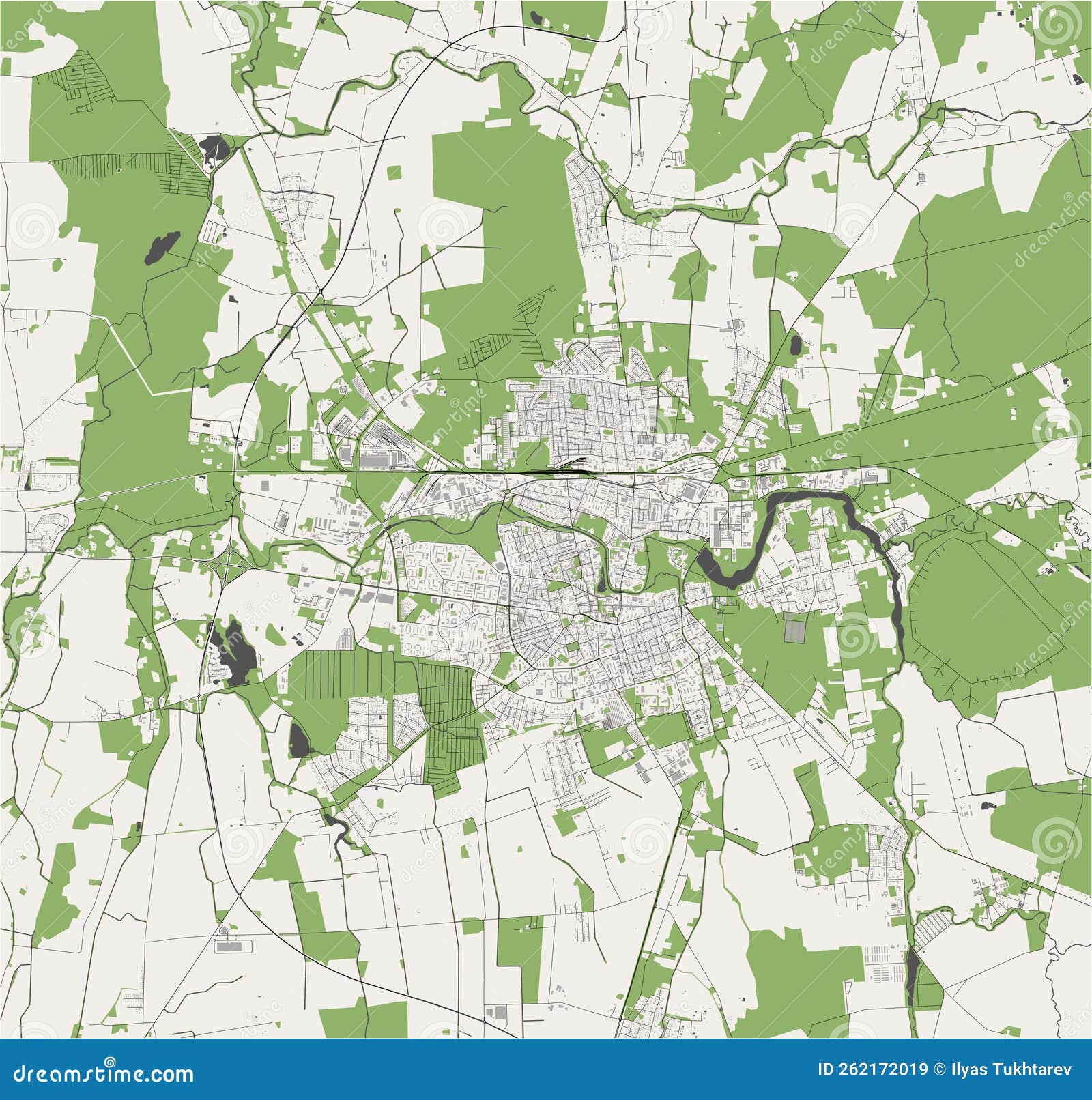Location Map Of Panevezys Region Vector Illustration | CartoonDealer ...