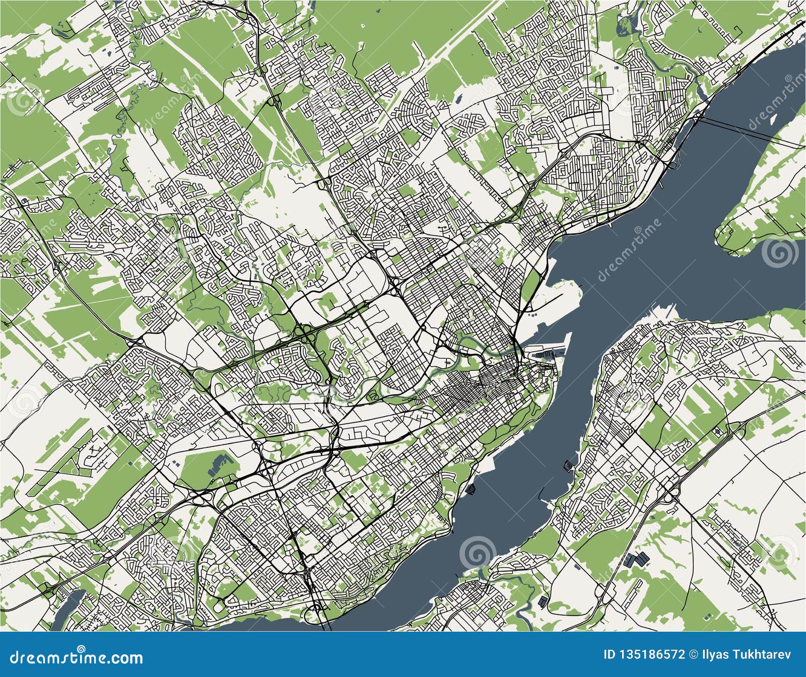 Map Of Quebec City Area