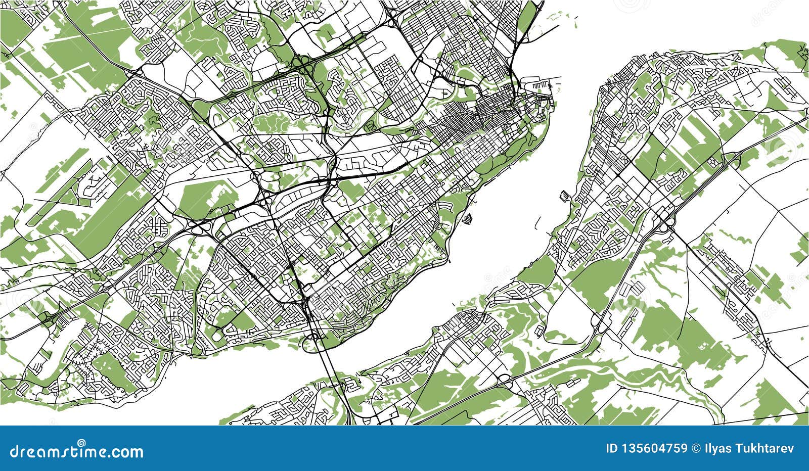 printable map of quebec city
