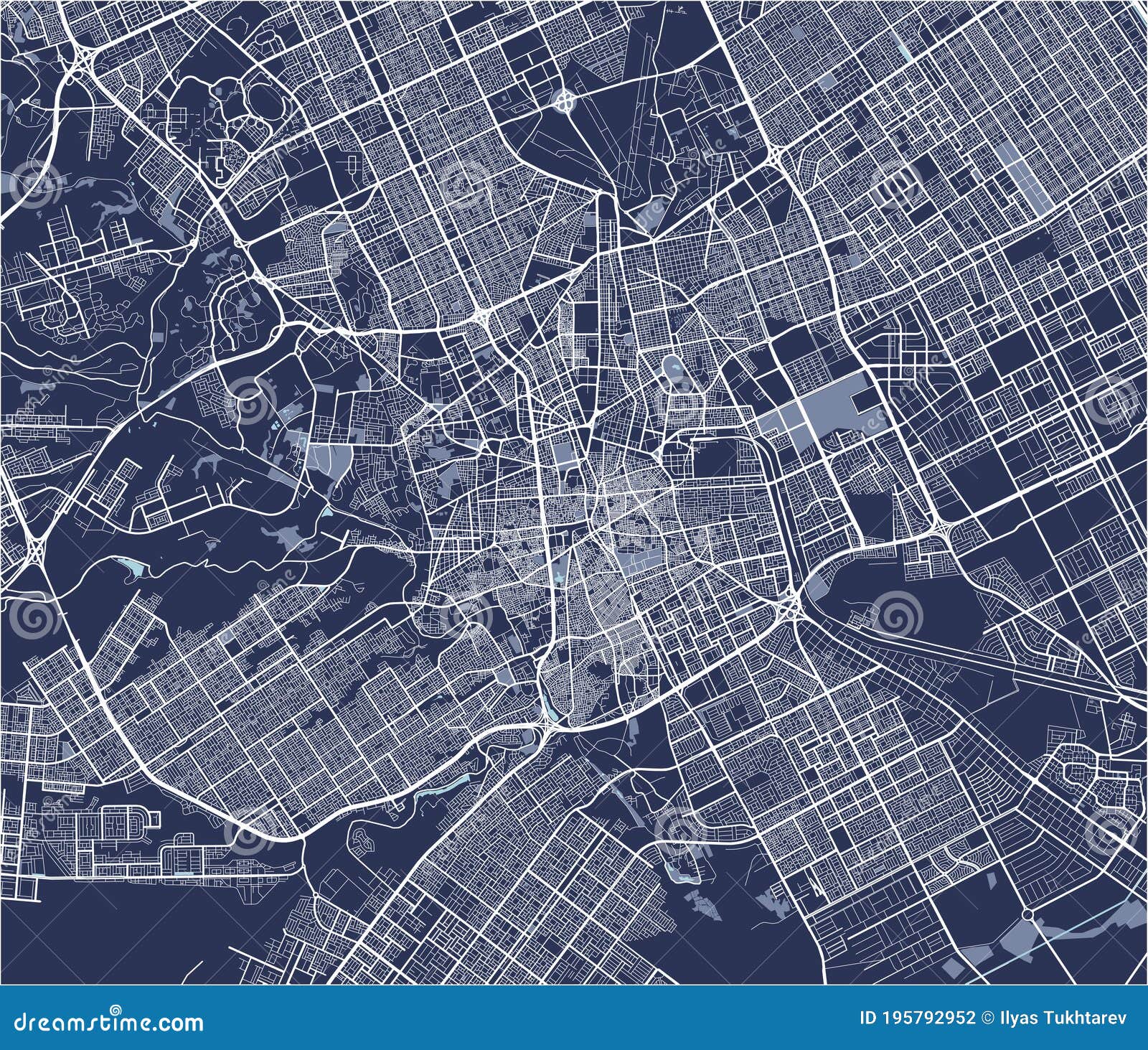 Map Of The City Of Riyadh, Saudi Arabia Royalty-Free Stock Photography ...