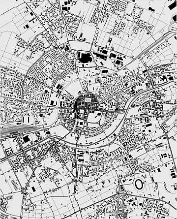 Map of the City of Timisoara, Romania Stock Vector - Illustration of ...
