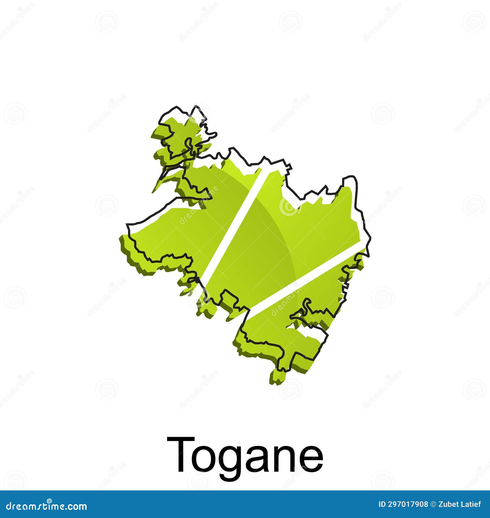 Map City of Togane Design, High Detailed Vector Map - Japan Vector ...