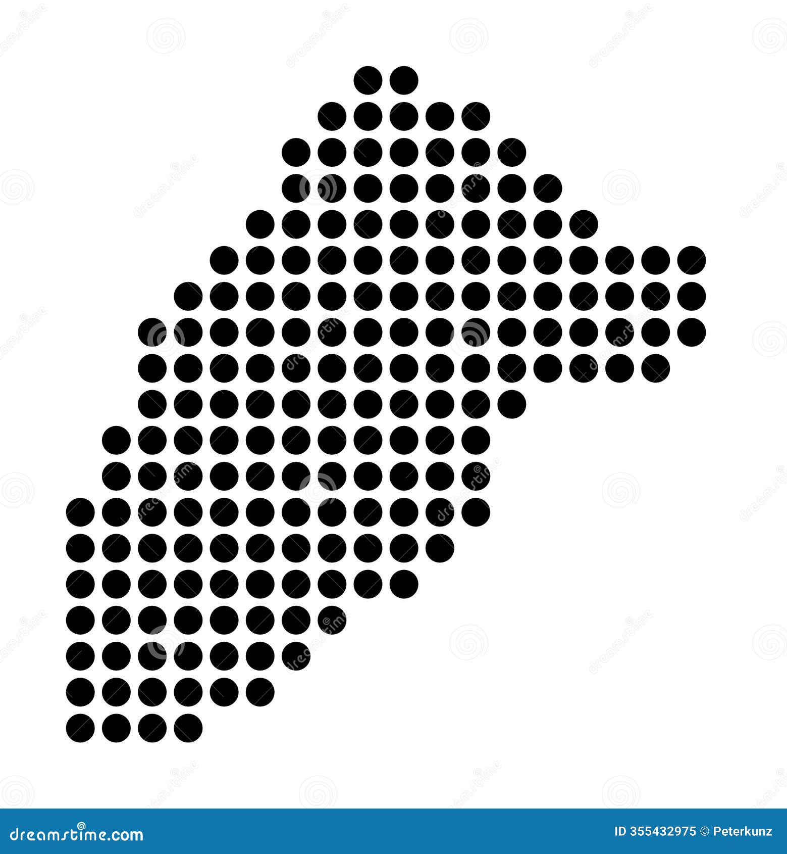 Map of the City Vorst_Forest (Belgium) Stock Illustration ...