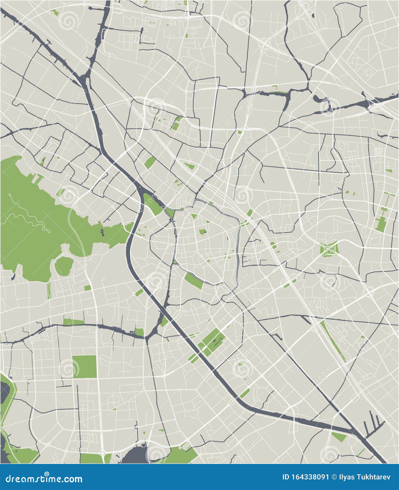 Map of the City of Wuxi, China Stock Illustration - Illustration of ...