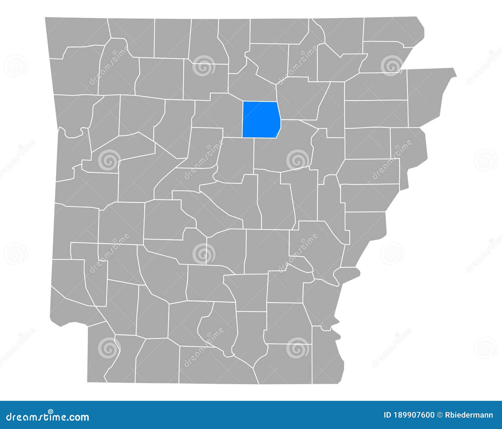 Arkansas: Cleburne County Map Vector Illustration | CartoonDealer.com ...