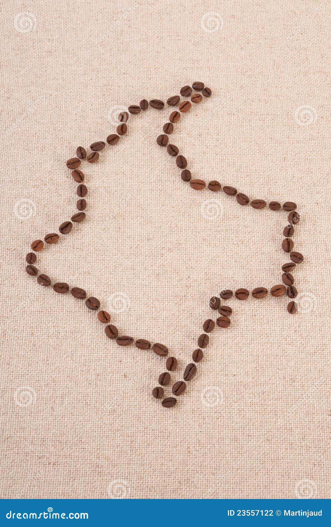 Map of Colombia Made Out of Coffee Beans Stock Photo - Image of berry ...
